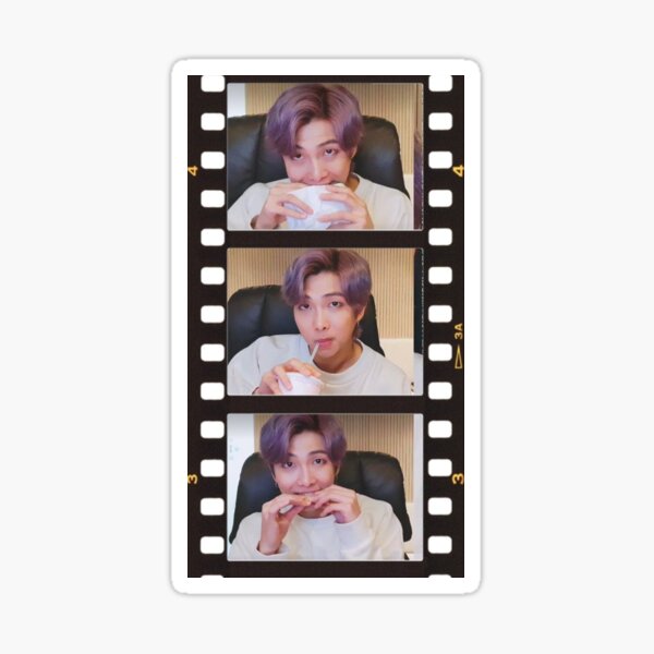 "BTS Namjoon" Sticker by GoldenxCloud | Redbubble