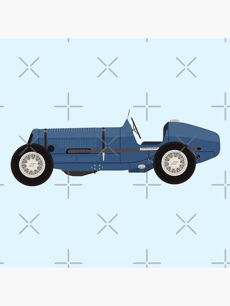 Póster «ERA R4A (Azul) Racing Car» de JHMimaging | Redbubble