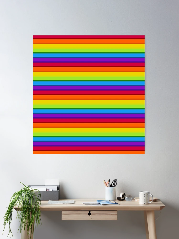 Rainbow Horizontal Stripes