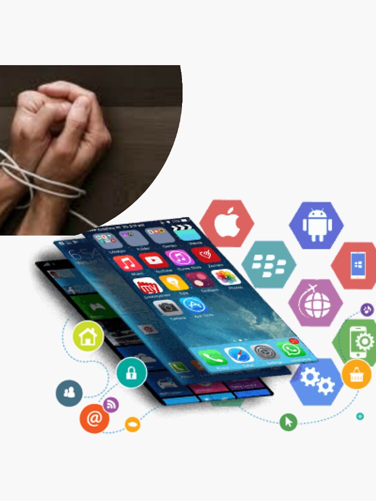 "Mobile disadvantages" Sticker by Amolsh | Redbubble