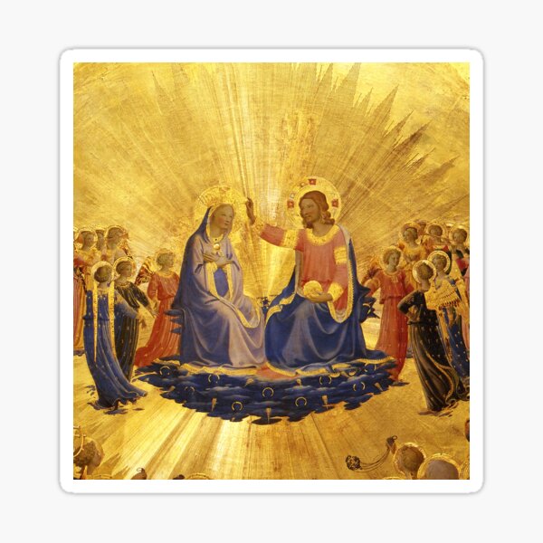 "Coronation of the Virgin (part of)- Beato Angelico, Fra' Angelico ...