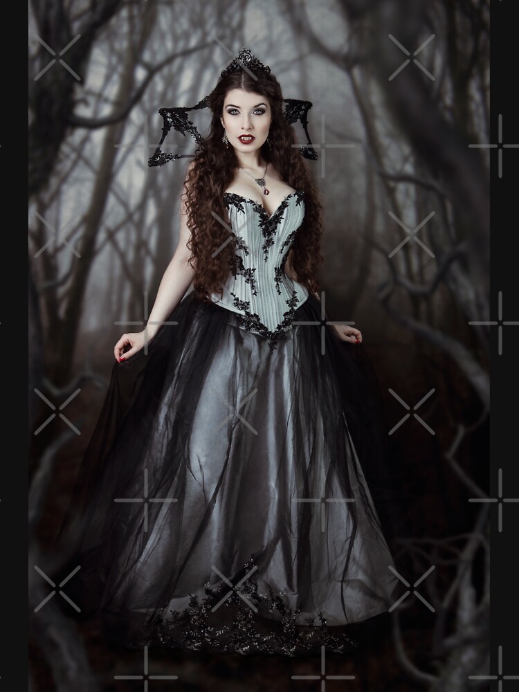 "Silver Vampire Lady lost in the woods" T-shirt for Sale by LaEsmeralda ...
