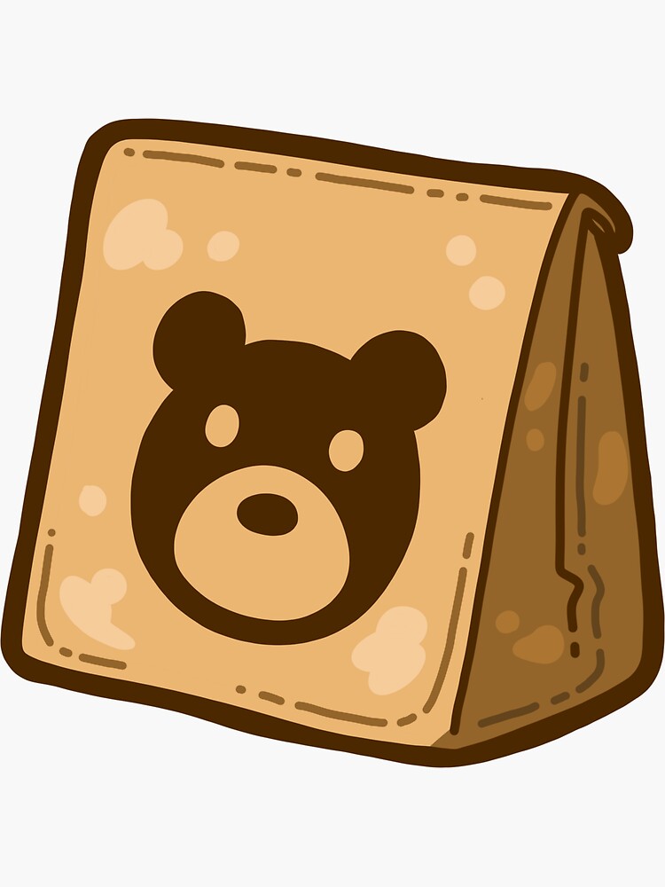 "Paper Bag" Sticker for Sale by nekontagion | Redbubble