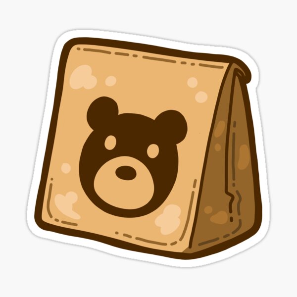 "Paper Bag" Sticker for Sale by nekontagion | Redbubble