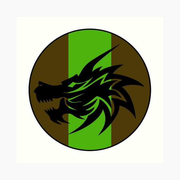 "Dragon Army Logo" Art Print for Sale by Paladin14 | Redbubble
