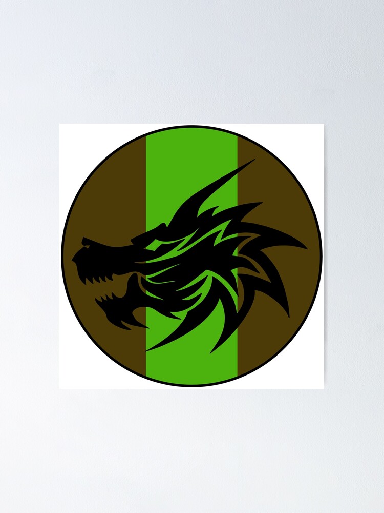 "Dragon Army Logo" Poster by Paladin14 | Redbubble