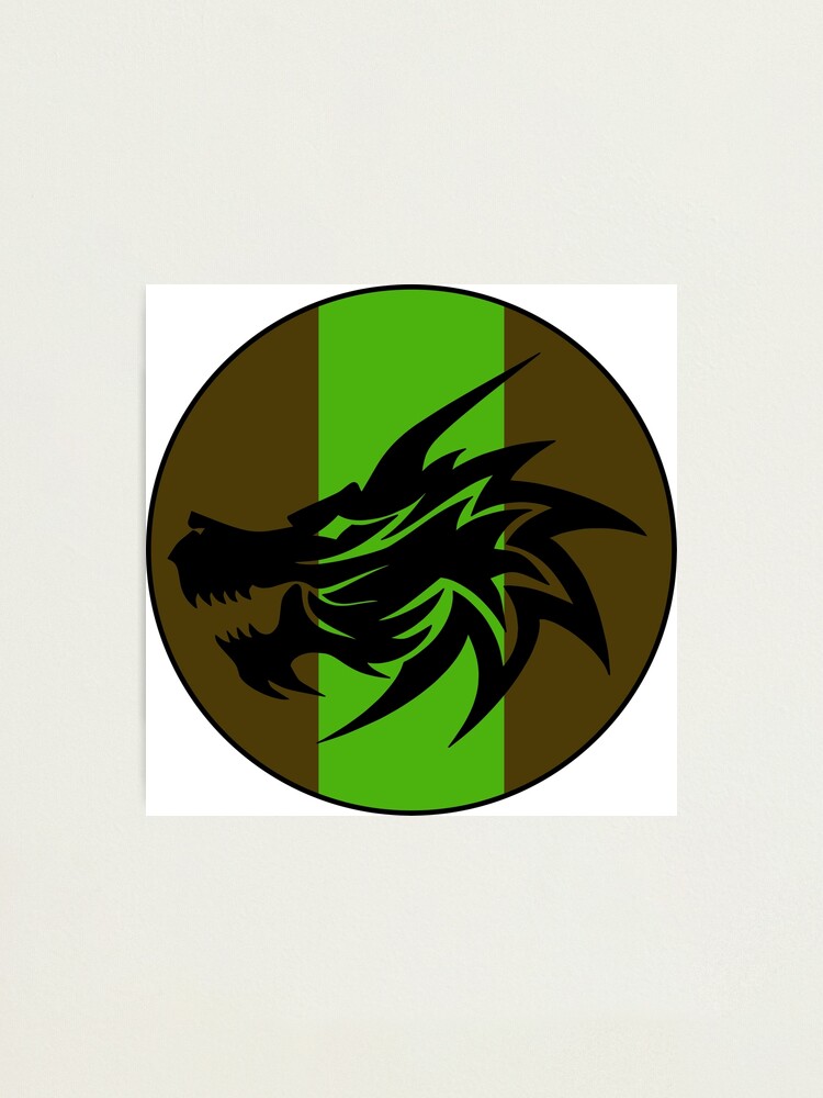 "Dragon Army Logo" Photographic Print by Paladin14 | Redbubble