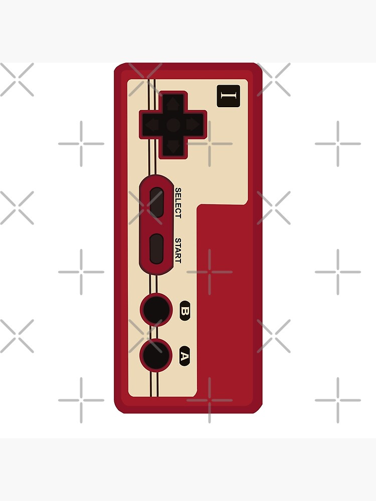 "Famicom controller" Poster by Lanpify | Redbubble
