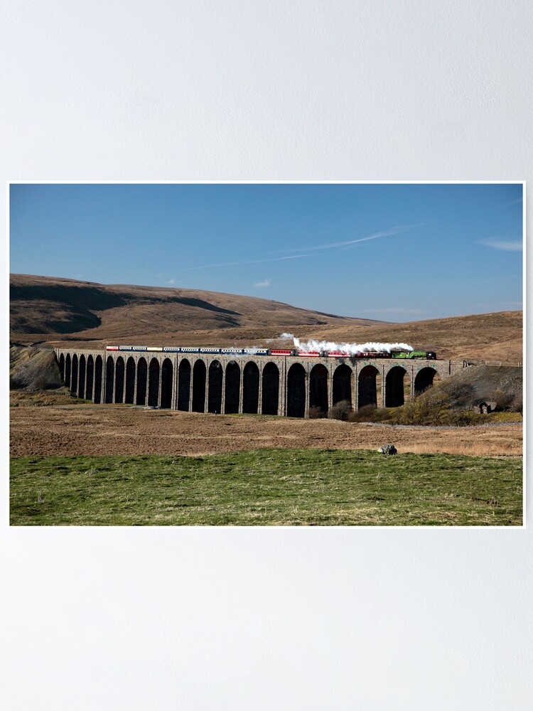 "Tornado Steams Across Ribblehead Viaduct" Poster for Sale by ...