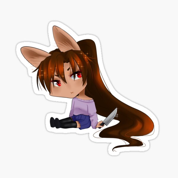 "Chibi - Sasha" Sticker for Sale by TankChan | Redbubble
