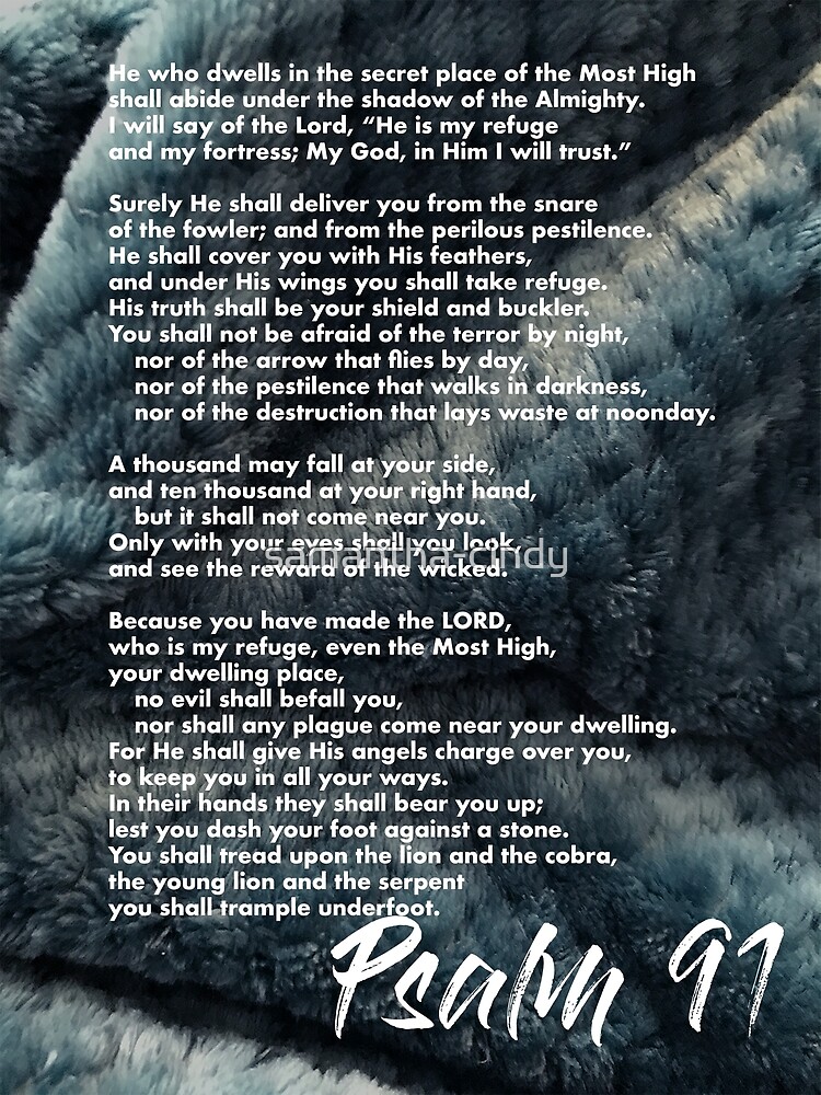 "Psalm 91:1-13" Art Print by samantha-cindy | Redbubble