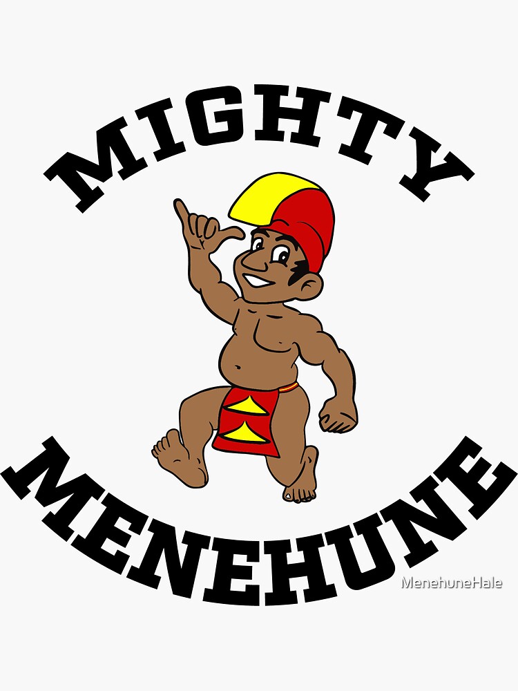 "Mighty Menehune Sports Logo" Sticker for Sale by MenehuneHale | Redbubble