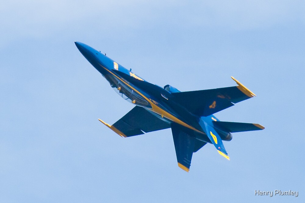 "Blue Angels #4 inverted" by Henry Plumley | Redbubble