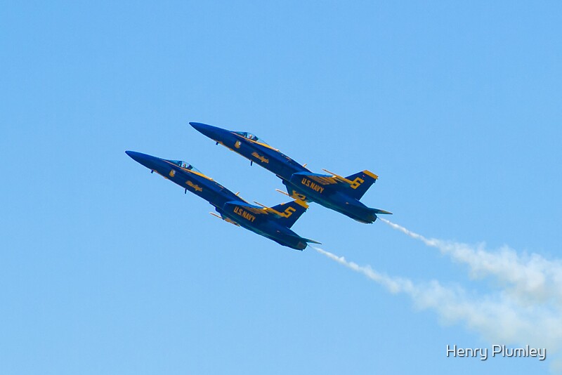 "Blue Angels Solos High Alpha Pass" by Henry Plumley | Redbubble