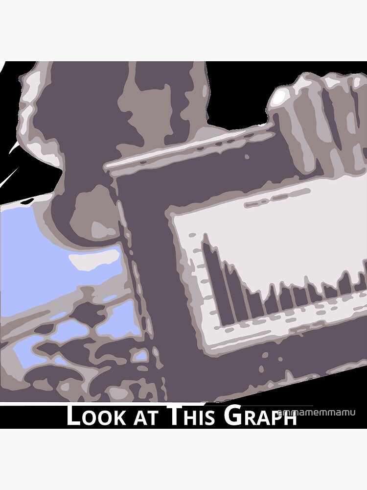 "Look at This Graph" Poster by emmamemmamu | Redbubble