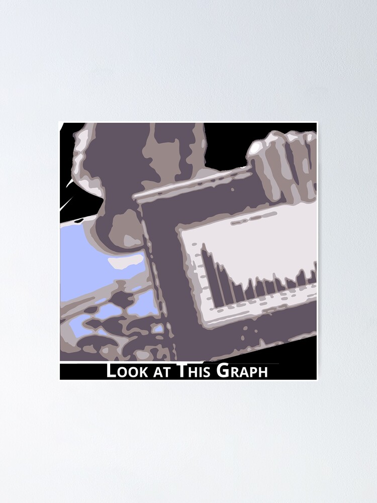 "Look at This Graph" Poster for Sale by emmamemmamu | Redbubble