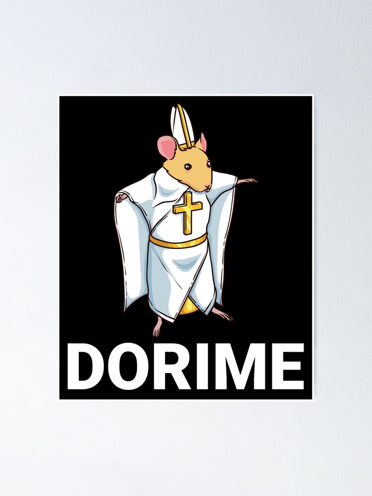 "Dorime Rat" Poster by HappyMonkeyTees | Redbubble