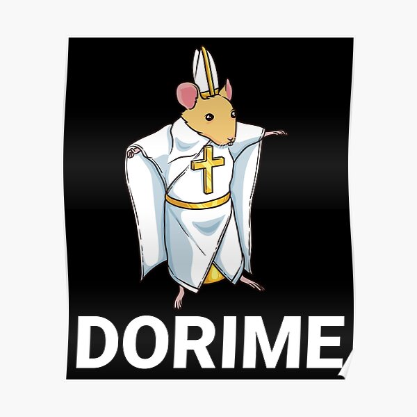 "Dorime Rat" Poster by HappyMonkeyTees | Redbubble