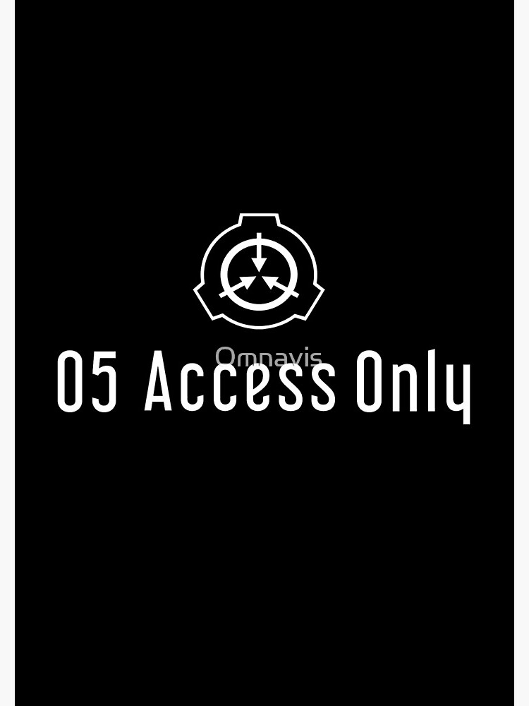 "O5 Access Only (Black)" Journal for Sale by Omnavis | Redbubble