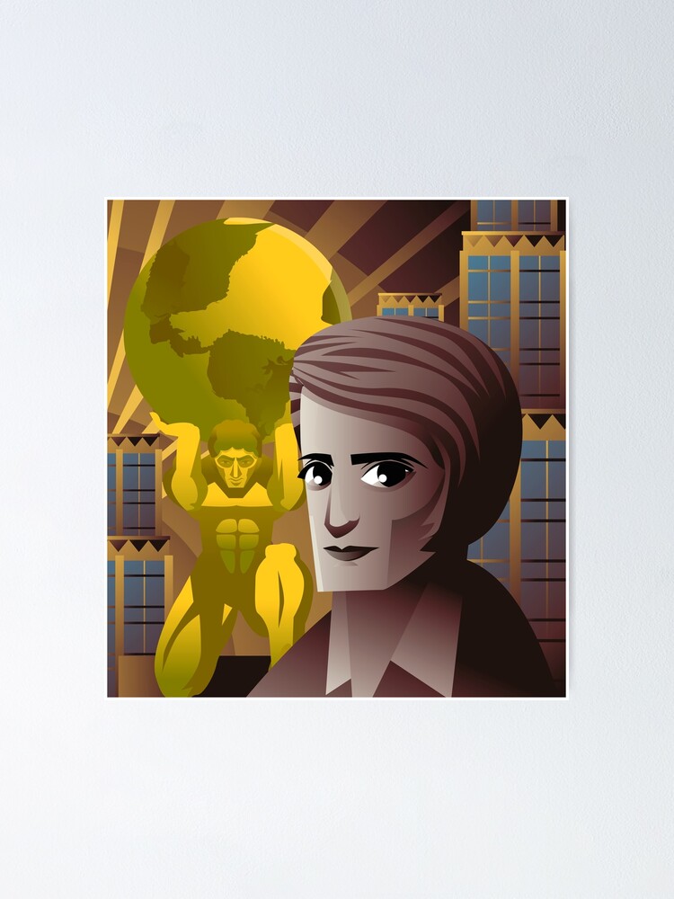 "great libertarian philosopher" Poster for Sale by matintheworld ...