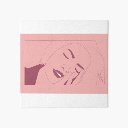 "Halsey minimalist outline" Art Board Print for Sale by tris96mae ...