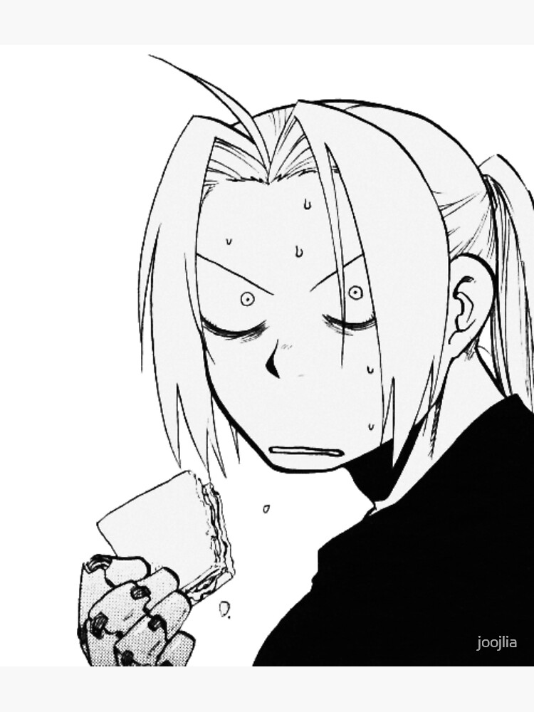 "Edward Elric Fullmetal Alchemist Manga Cap" Art Print by joojlia ...