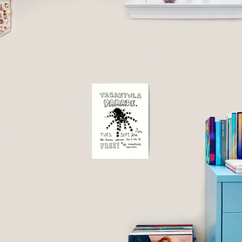 "Tarantula Parade" Poster for Sale by gaynsad | Redbubble