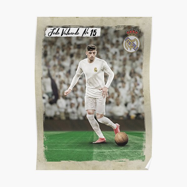 "Federico Valverde Retro Poster." Poster von MF-Graphics | Redbubble