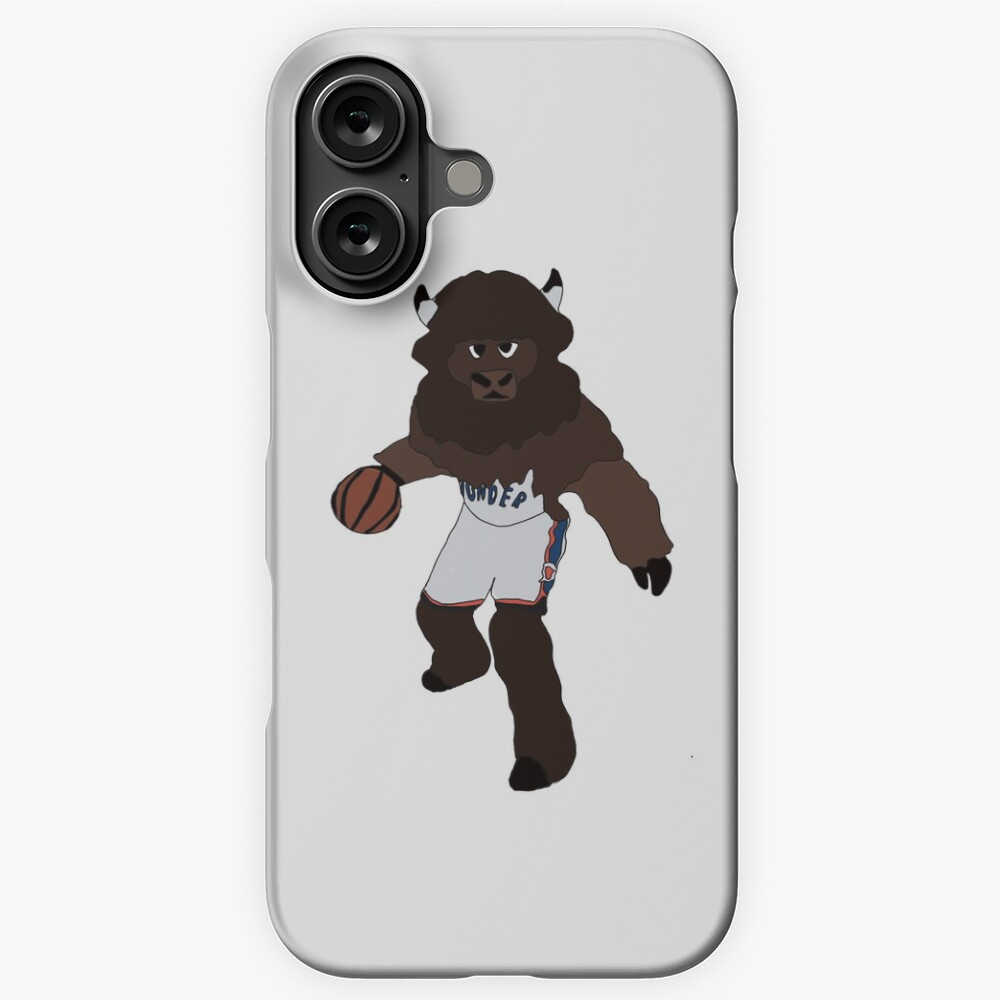 "OKC Thunder Rumble Mascot Art" Sticker for Sale by brooklynnsny ...