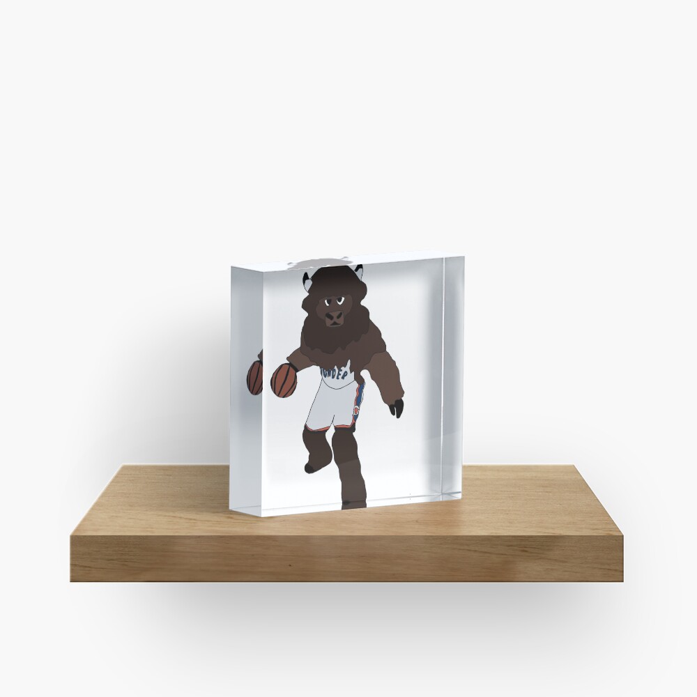 "OKC Thunder Rumble Mascot Art" Sticker for Sale by brooklynnsny ...