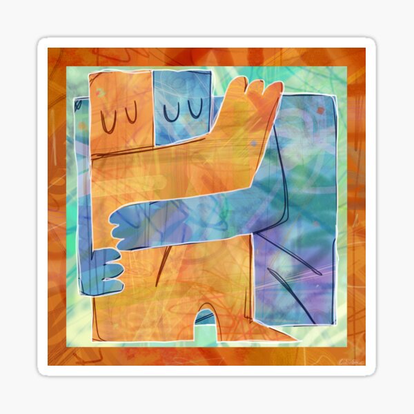 "Encapsulate Your Homie In A Warm And Loving Hug" Sticker for Sale by ...
