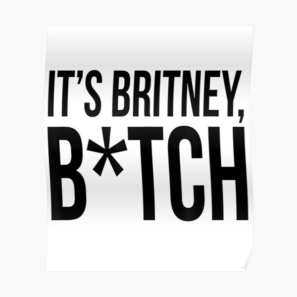"Britney Spears - It's Britney" Poster for Sale by KikemRobita | Redbubble