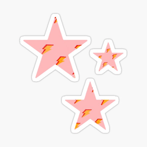"Lightning Bolt Stars Set" Sticker for Sale by consart | Redbubble