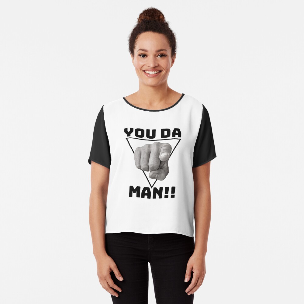 "You Da Man!" Sticker for Sale by QuirkyTease | Redbubble