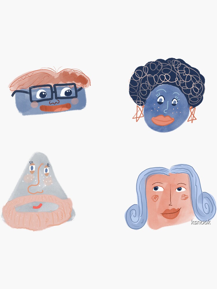 "Personality" Sticker by ksnook | Redbubble