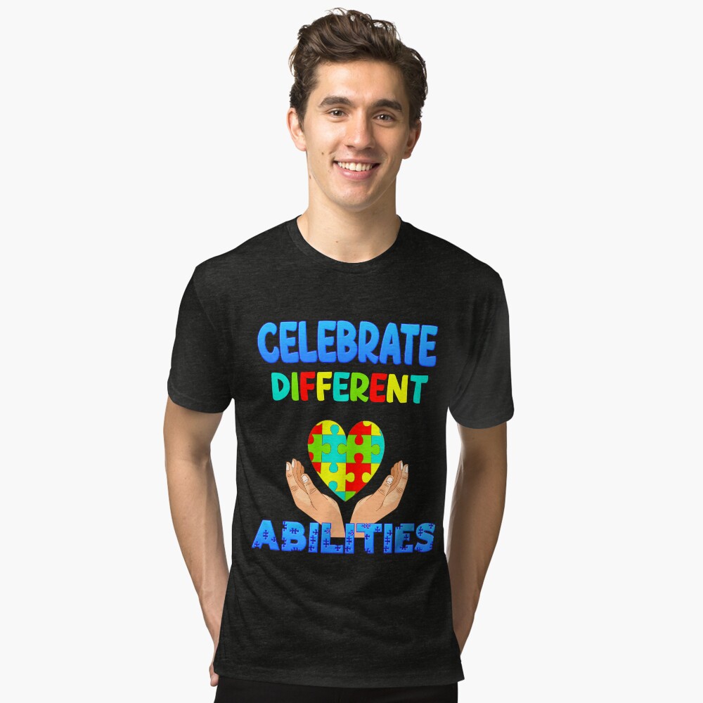 "Autism Celebrate Different Abilities" Poster for Sale by ...