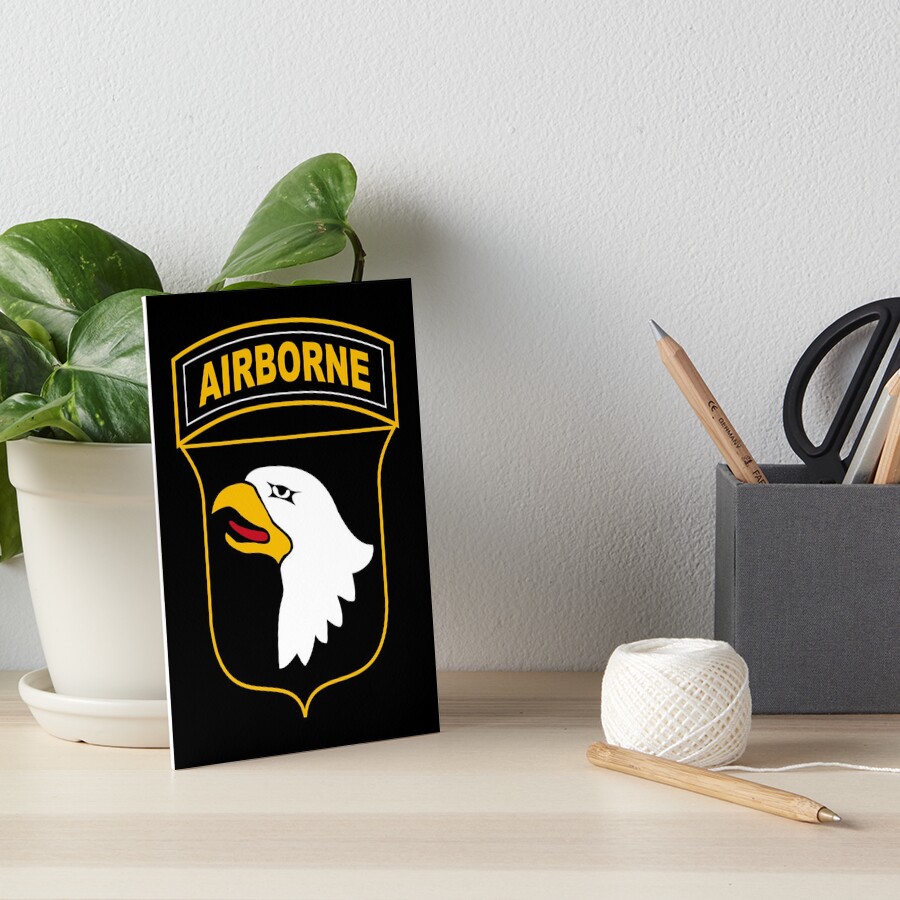 "101st Airborne Division Military Veteran" Art Board Print for Sale by ...
