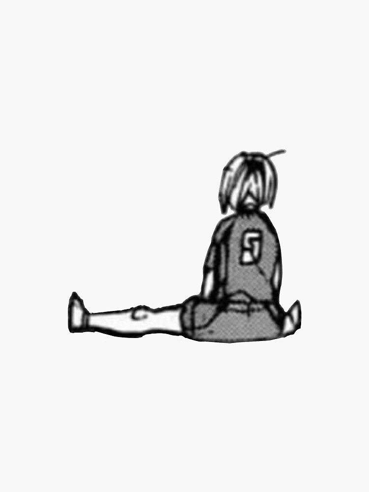 "kenma sitting" Sticker for Sale by awholeidiot | Redbubble
