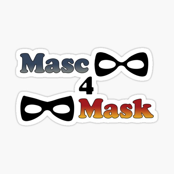 "Masc 4 Masc" Sticker for Sale by SpikyNeil | Redbubble