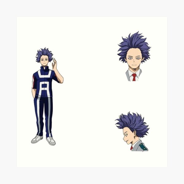 "Hitoshi Shinso My Hero Academia Sticker Set" Art Print by ...
