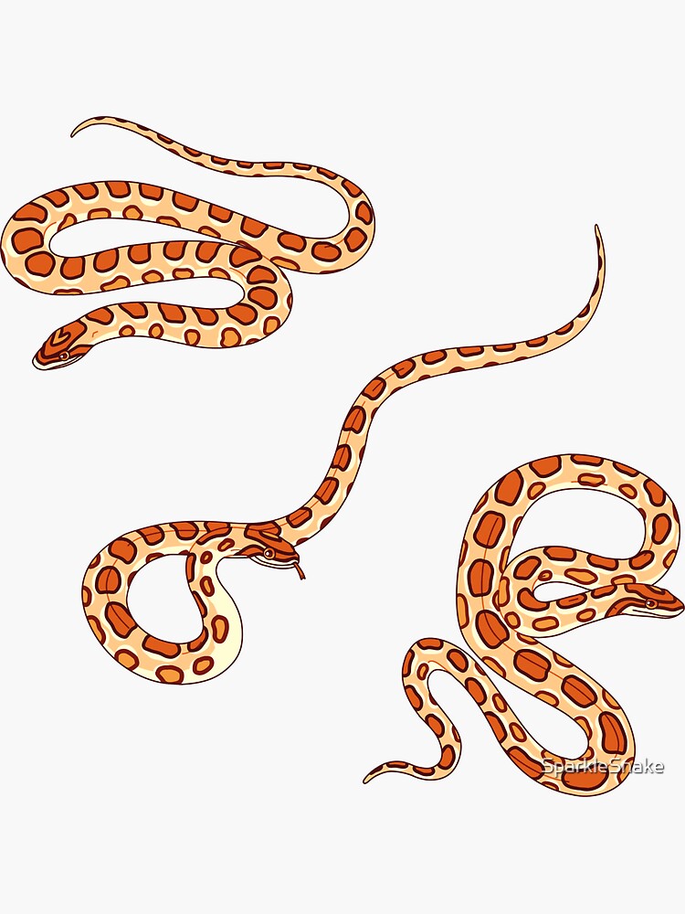 "Cornsnakes and Weeds" Sticker for Sale by SparkleSnake | Redbubble