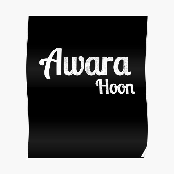 "Nostalgic AWARA HOON" Poster by eufouria | Redbubble
