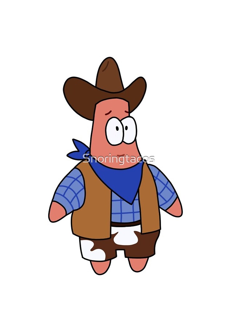 "Cowboy Patrick | spongebob squarepants" iPhone Case for Sale by ...