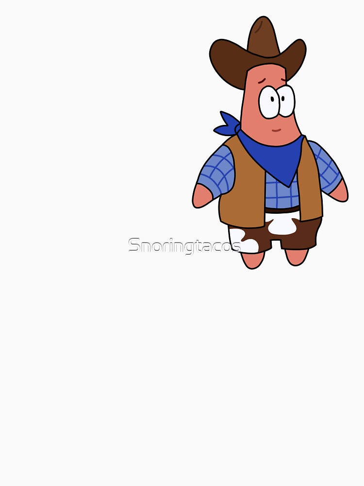 "Cowboy Patrick | spongebob squarepants" T-shirt for Sale by ...
