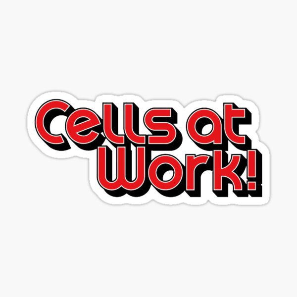 "Cells At Work" Sticker for Sale by symbolized | Redbubble
