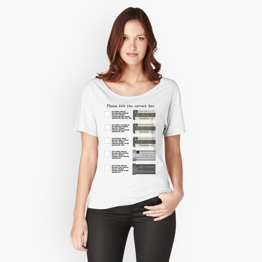 "4AGE Check Box" Sticker for Sale by blacktopspirit | Redbubble