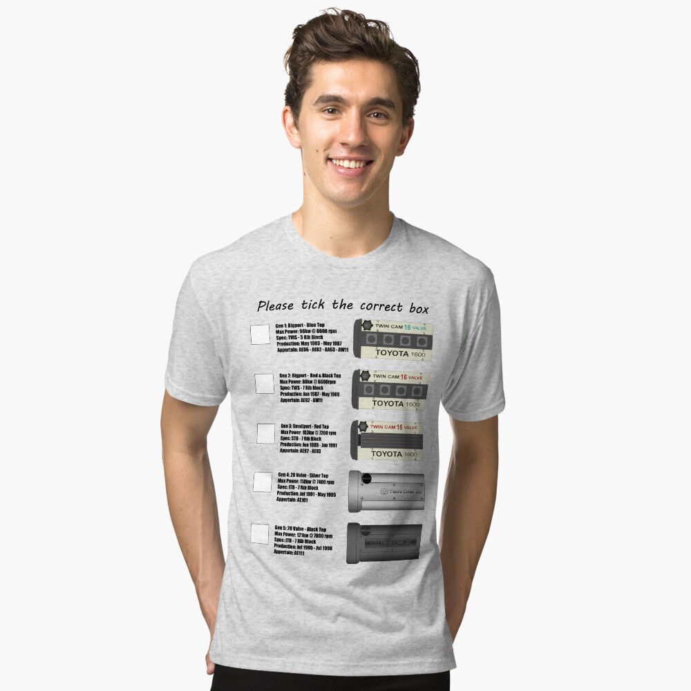 "4AGE Check Box" Sticker for Sale by blacktopspirit | Redbubble