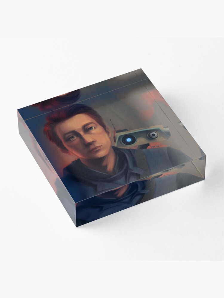 "Cal Kestis & BD-1" Acrylic Block by barbsart | Redbubble