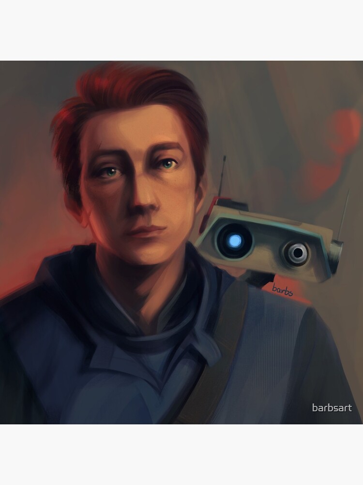 "Cal Kestis & BD-1" Acrylic Block by barbsart | Redbubble