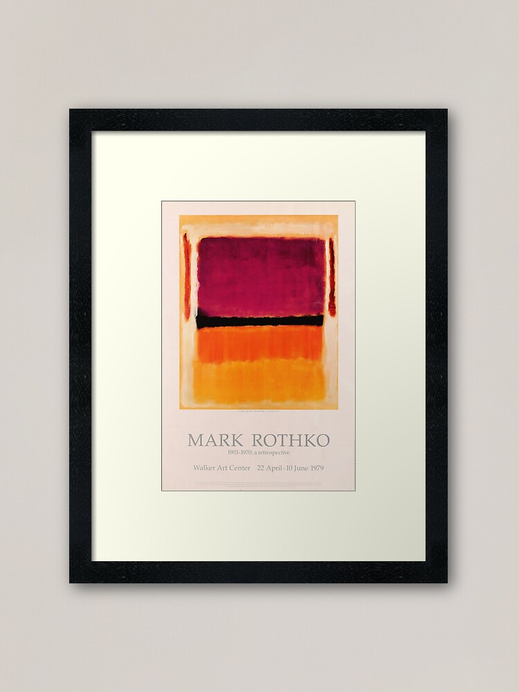 Art & Collectibles Prints Interior Design Rothko Print Abstract Wall ...